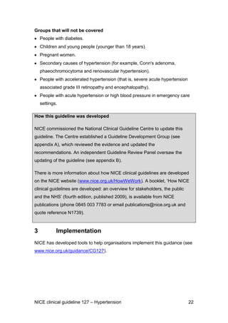 Nice guidelines hypertension | PDF