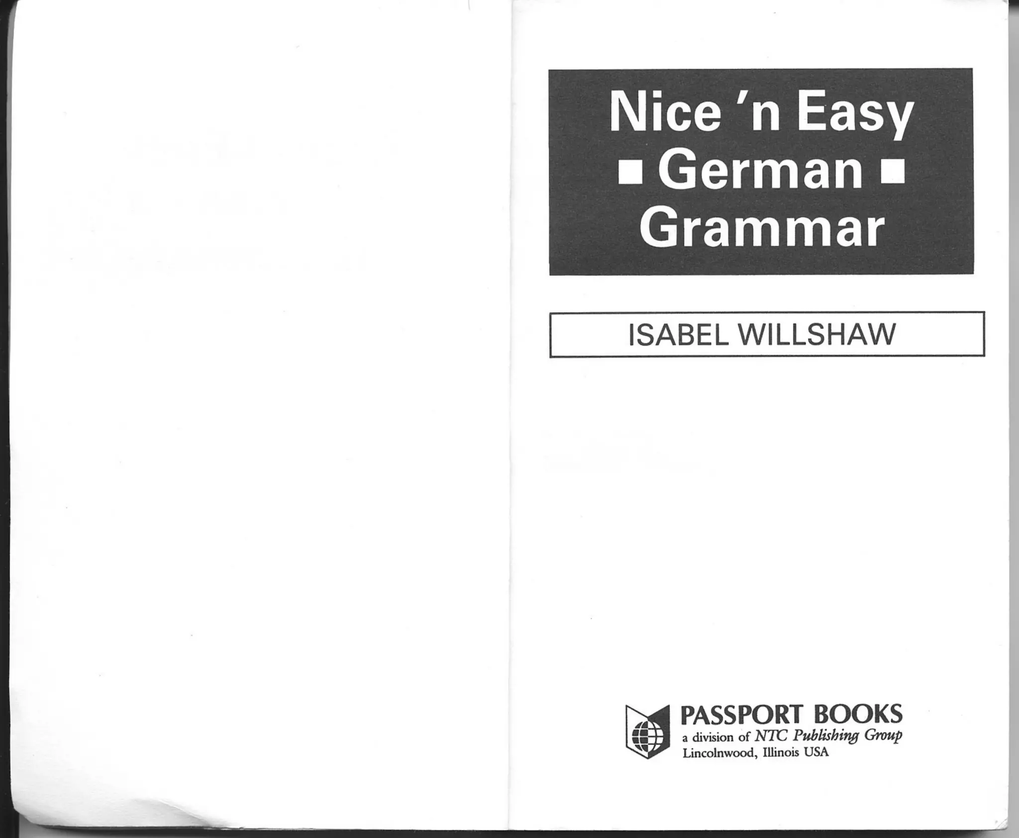 Nice n' easy german grammar | PDF