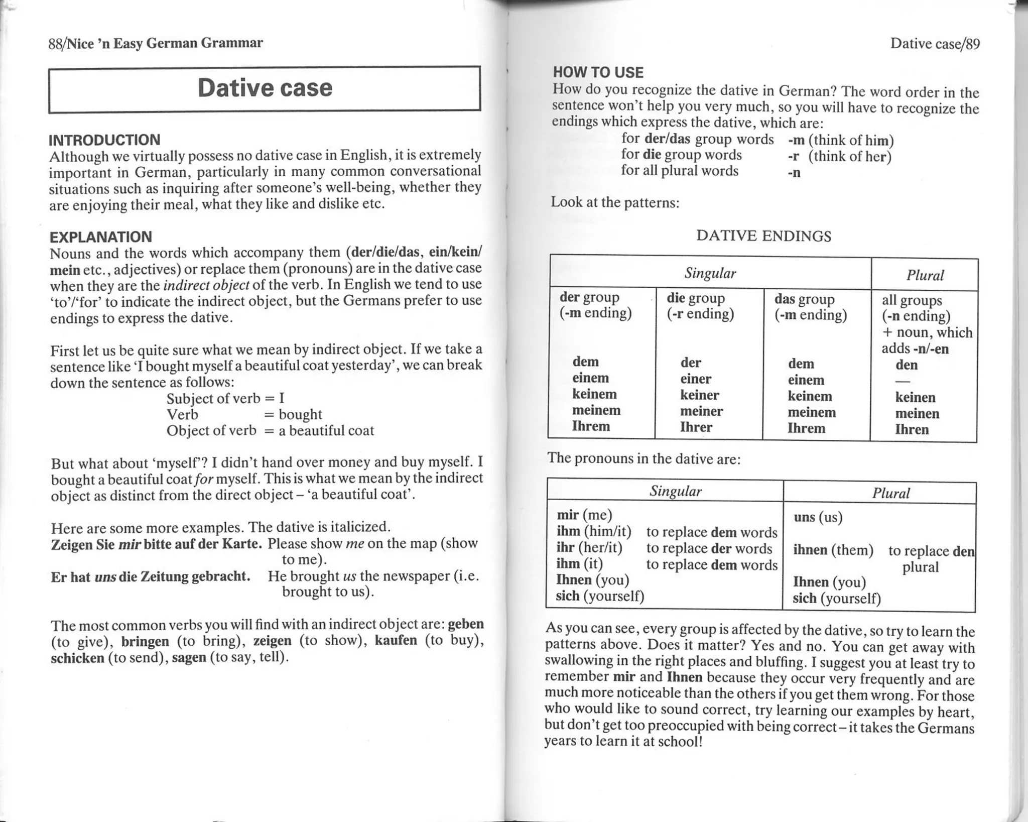 Nice n' easy german grammar | PDF