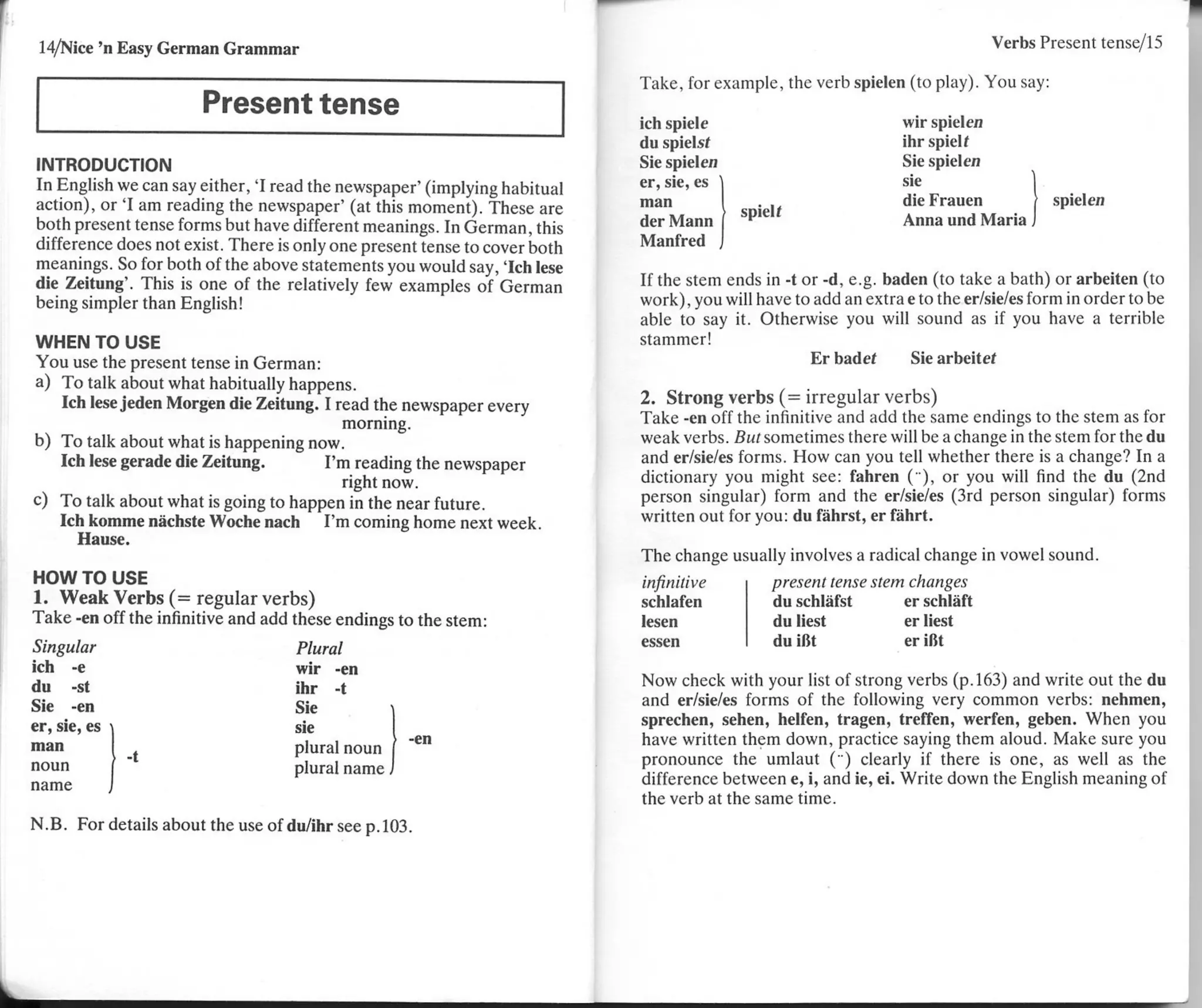 Nice n' easy german grammar | PDF
