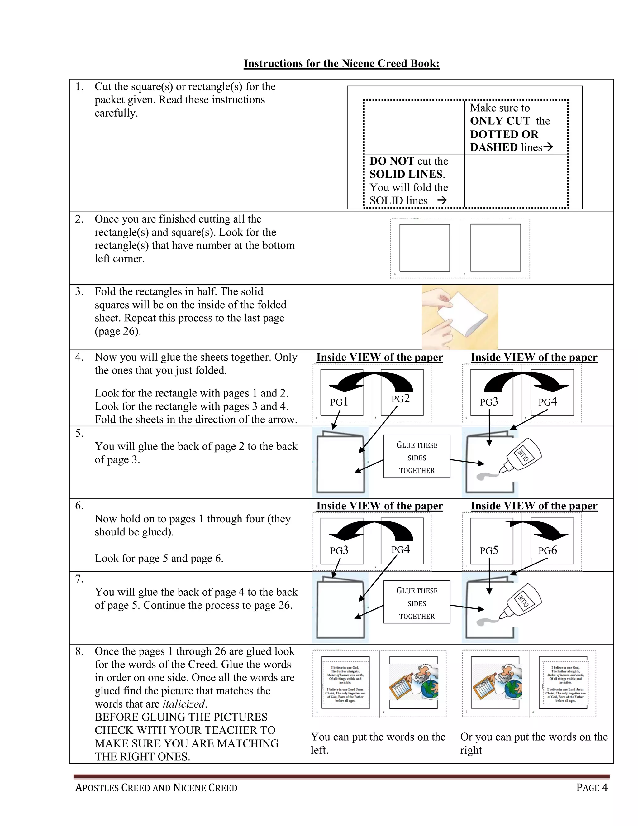 Nicene Creed and Apostle's Creed | PDF
