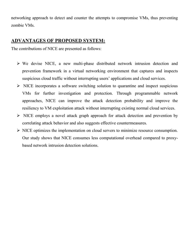 Nice Network Intrusion Detection And Countermeasure Docx Computing Technology And Computing