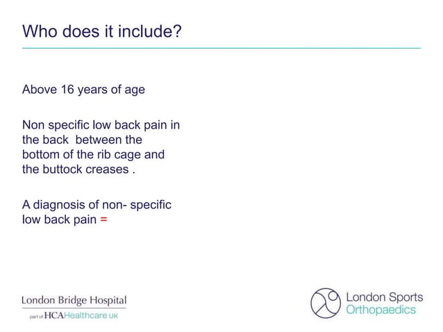 NICE Guidelines for Low Back Pain & Sciatica - A Useful Tool or a NHS ...