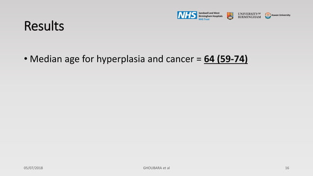 Nice referral guidelines for women with postmenopausal bleeding | PPTX ...