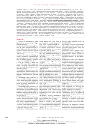 Nice sugar nejm 2009 | PDF