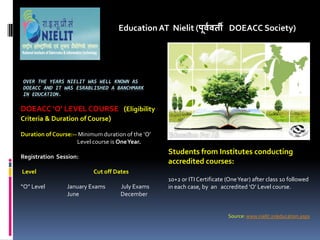 Nice tec nielit o level presentation | PDF