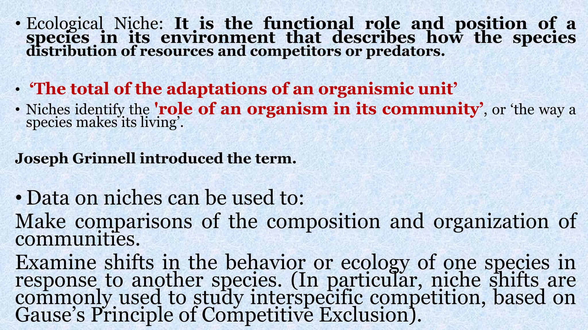 Niche concept | PPTX