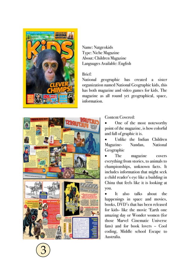 Niche magazine- Content Analysis and Report | PDF