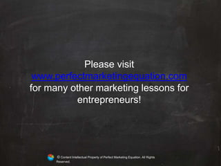 Niche Marketing – Who is Your Perfect Customer? | PPT