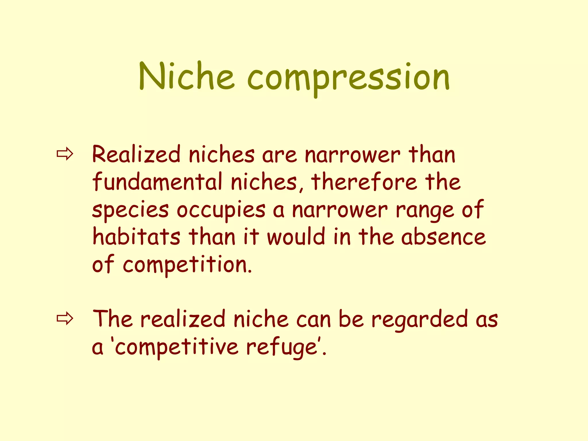 Niches | PPT