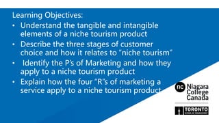 Niche Tourism - Class Six -Tourism Product-1.pptx