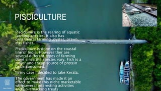 Pisciculture - Niche Tourism | PPT