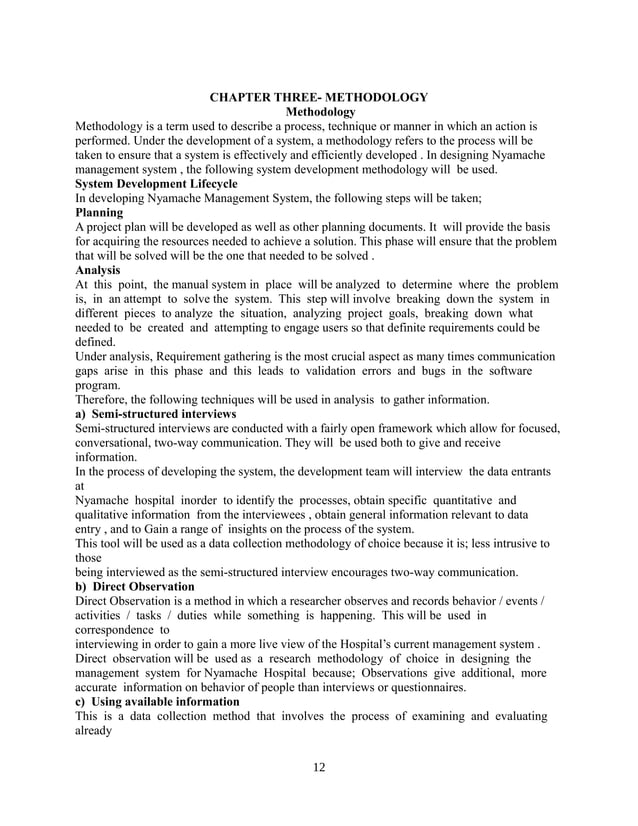 PROJECT-HOSPITAL MANAGEMENT SYSTEM CHAP. 1 TO 4