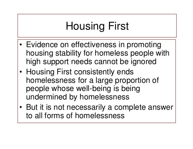 Housing First in EU Contexts: Application of the Housing First Model