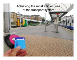 TfL's Approach to Developing a Sustainable Transport System | PPT