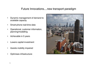 TfL's Approach to Developing a Sustainable Transport System | PDF
