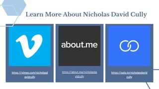 Nicholas David Cully - An Assistant Private Client Broker | PPT