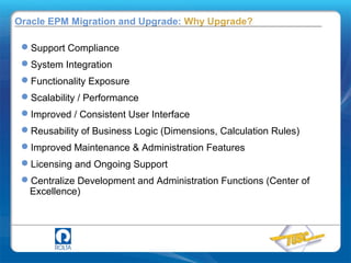 Nicholas king oracle epm migration and upgrade | PPT
