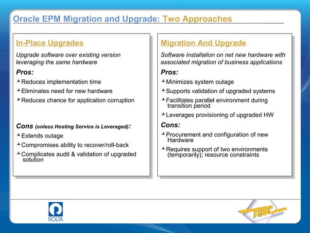 Nicholas king oracle epm migration and upgrade | PPT | Databases | Computer Software and ...