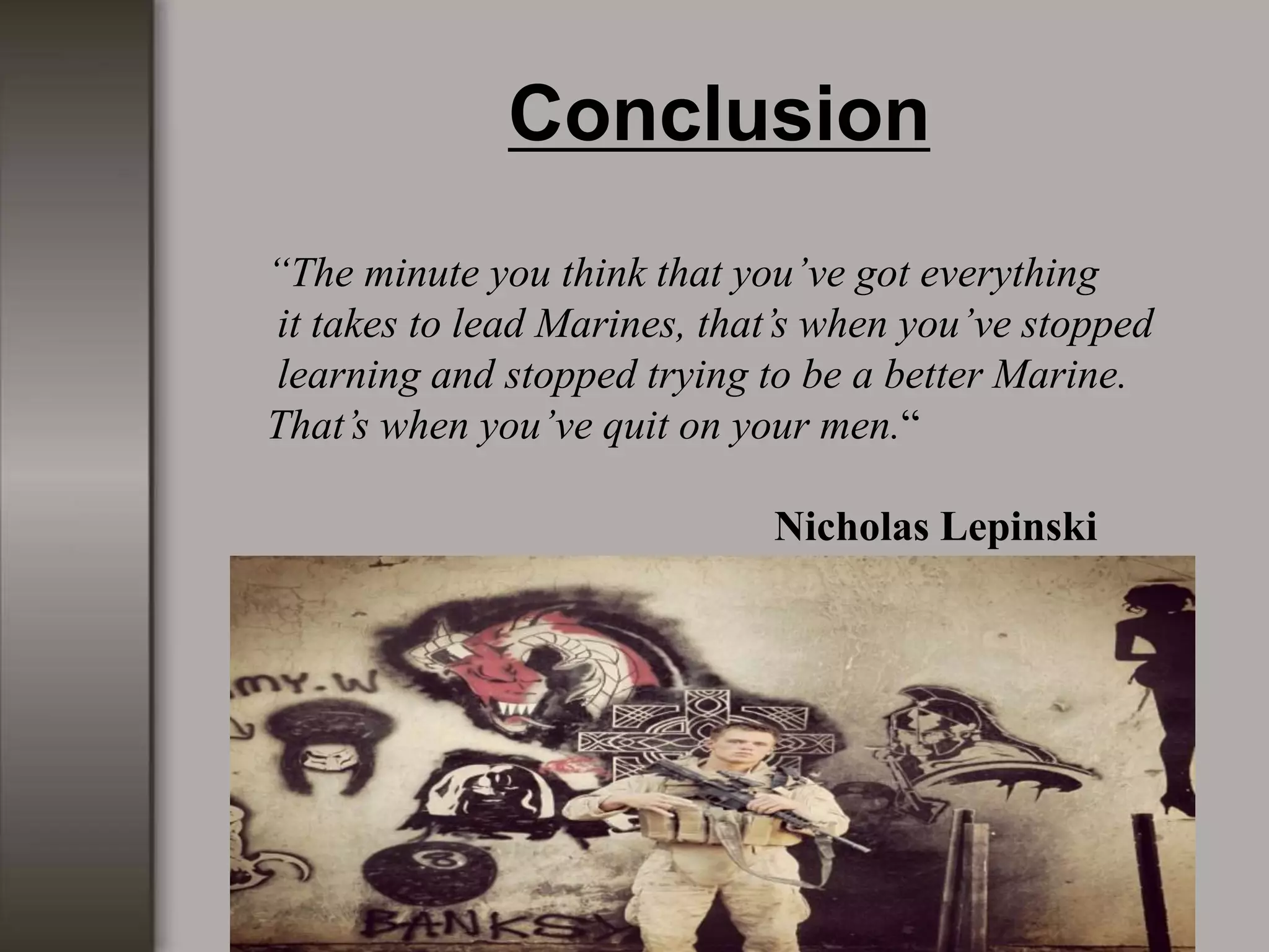 Nicholas Lepinski - Fundamentals of Marine Corps Leadership.ppt