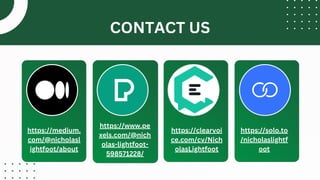 Nicholas Lightfoot - An Accomplished Vice President in Atlanta, GA | PPT