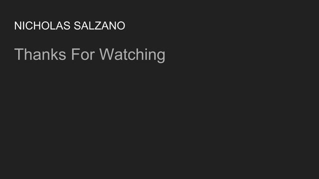 Nicholas salzano - A Traveler | PPT