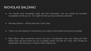 Nicholas salzano - A Traveler | PPT