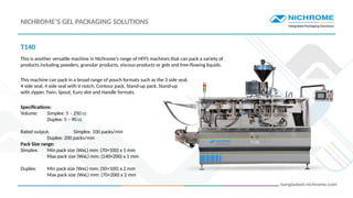 Advanced Shampoo Filling Machine from Nichrome Bangladesh | PPTX