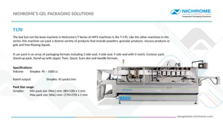 Advanced Shampoo Filling Machine from Nichrome Bangladesh | PPTX