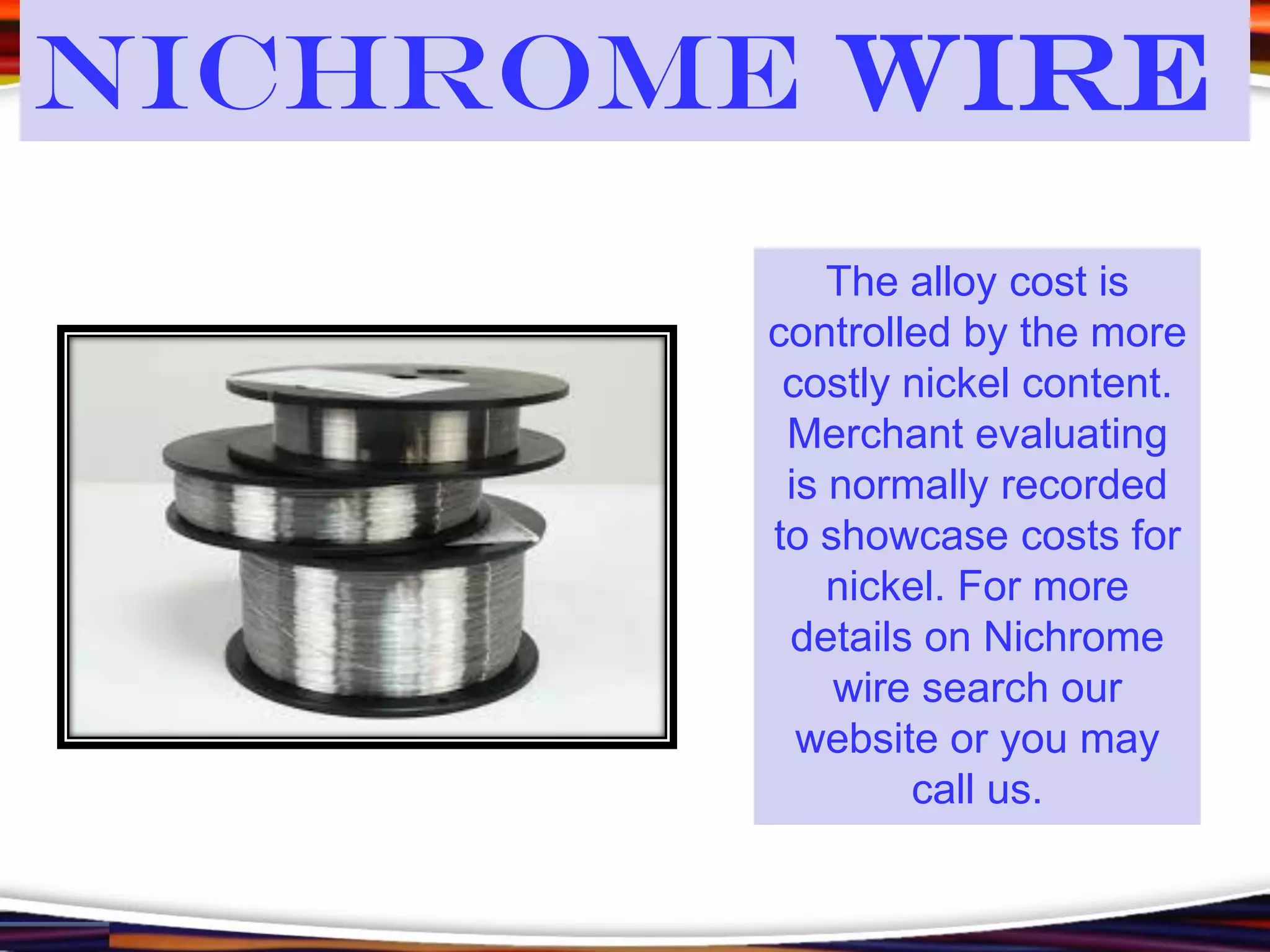 Nichrome wire | PPT
