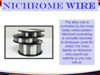 Nichrome wire | PPT