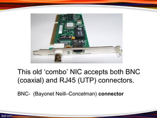 NIC AND HUB CONNECTING DEVICES | PPT
