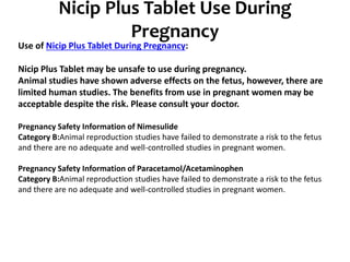 Nicip plus tablet | PPTX