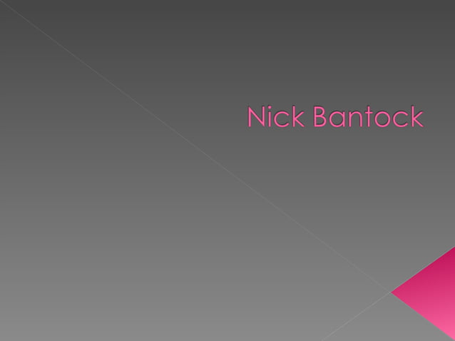 Nick Bantock | PPT