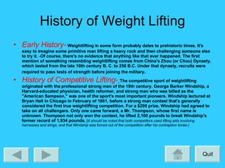 Nick Ed Pp Interactive tour of Weight Lifting | PPT | Fitness and ...