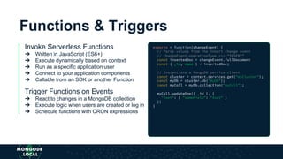 MongoDB.local Berlin: App development in a Serverless World | PPT