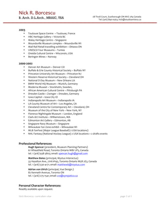 Nick Borcescu Cv Apr2012 | PDF