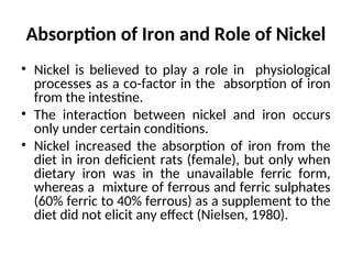 Trace Mineral - NICKEL and its Function .ppt