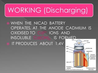 Nickel cadmium cell | PPTX