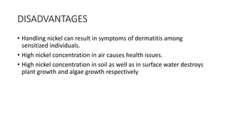 Nickel and its extraction | PPT