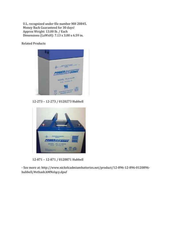 Nickel Batteries | DOCX