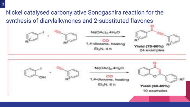 Nickel catalyzed reactions | PPTX
