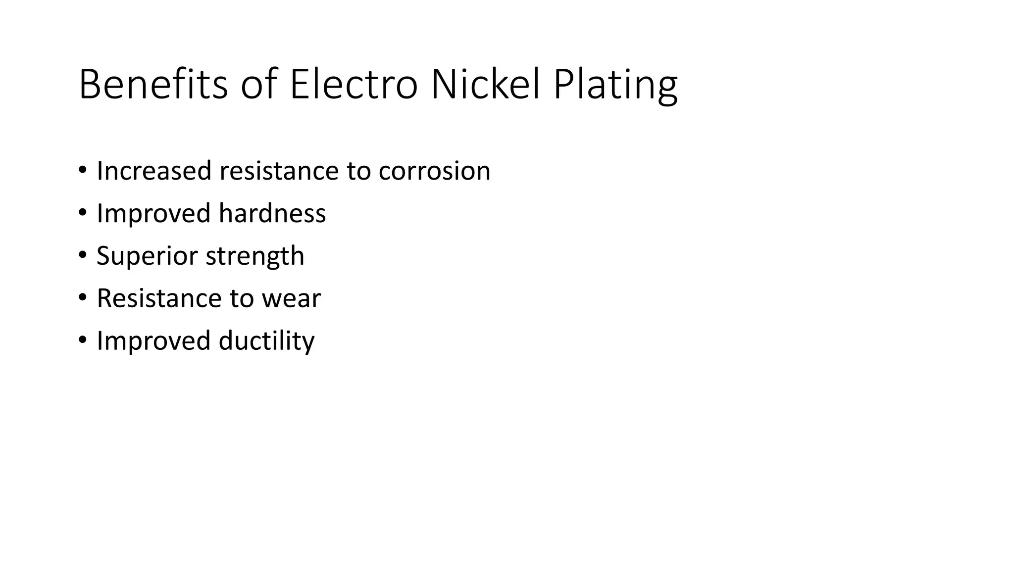 Nickel electroplating | PPTX