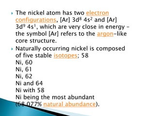 Nickel(metal) | PPTX