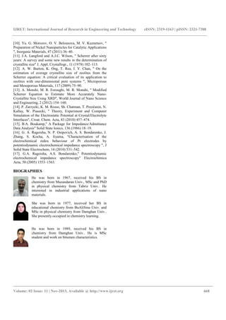 Nickel nanoparticles modified carbon paste electrode | PDF