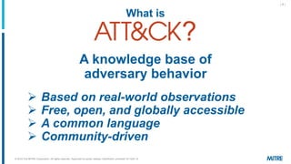 Threat-Based Adversary Emulation with MITRE ATT&CK | PDF | Operating Systems | Computer Software ...