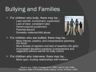 Bullying: Information from UB's Alberti Center | PPT