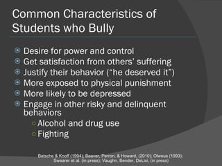 Bullying: Information from UB's Alberti Center | PPT