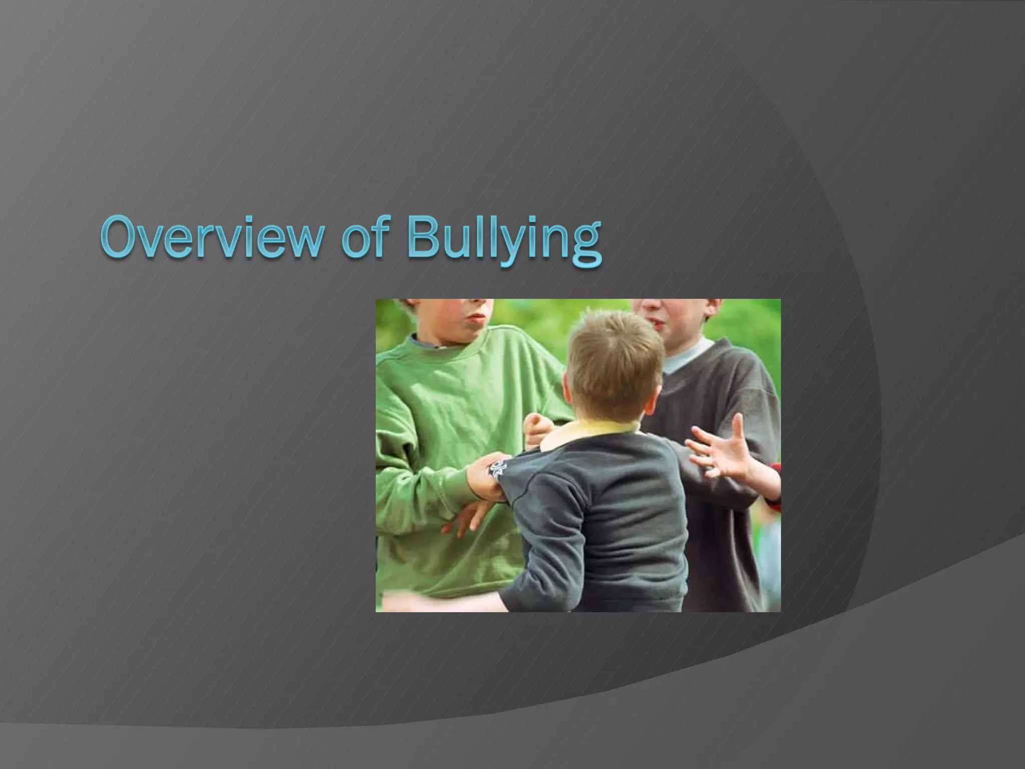 Bullying Prevention: Research Highlights from UB's Alberti Center | PPT
