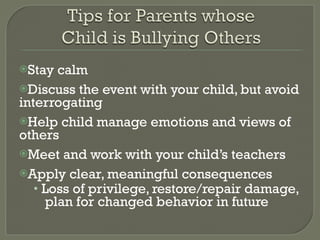 Understanding and Intervening with Students Who Bully | PPT
